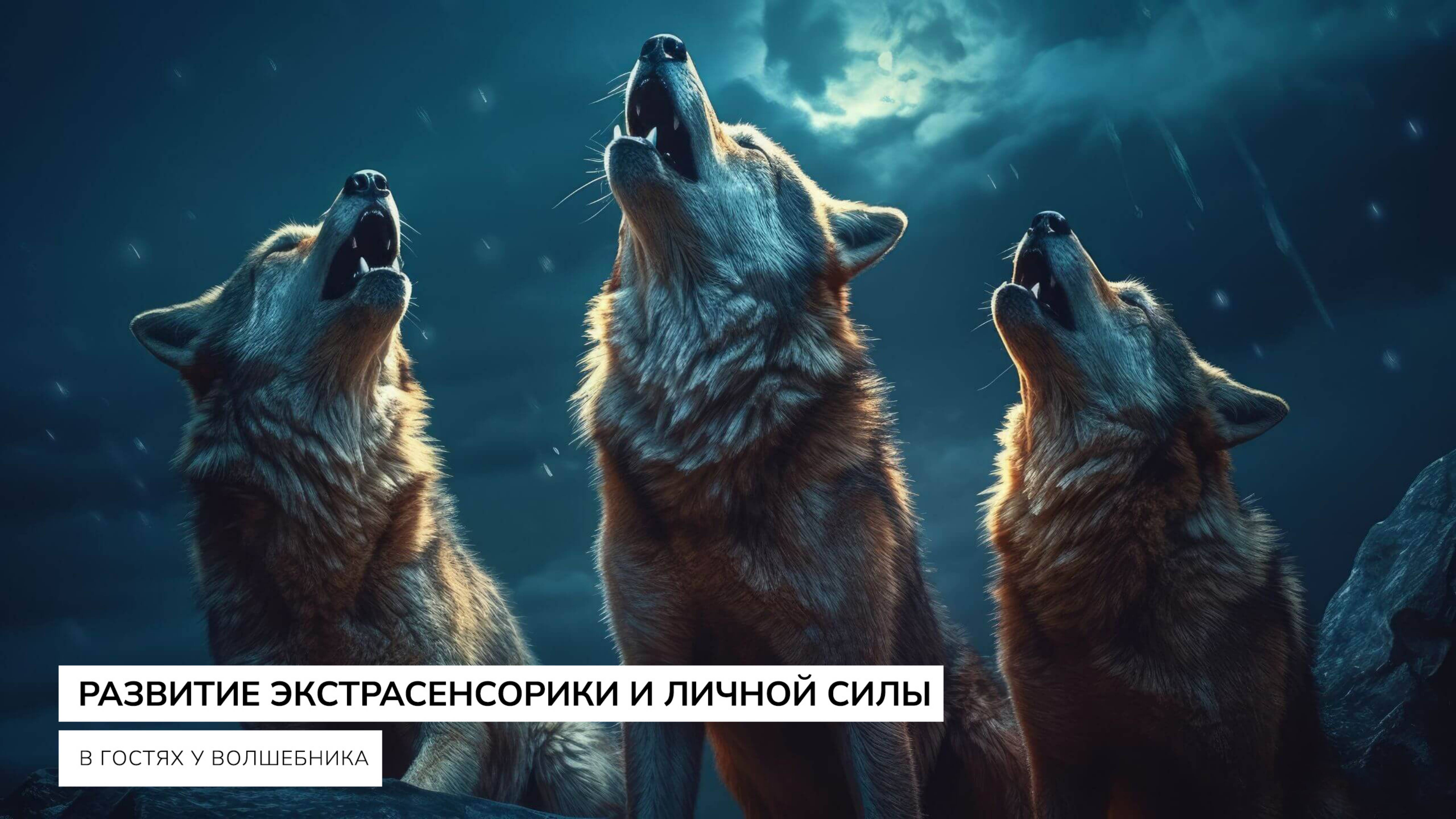 Волки Волуса и тренировка экстрасенсорики с Волшебником