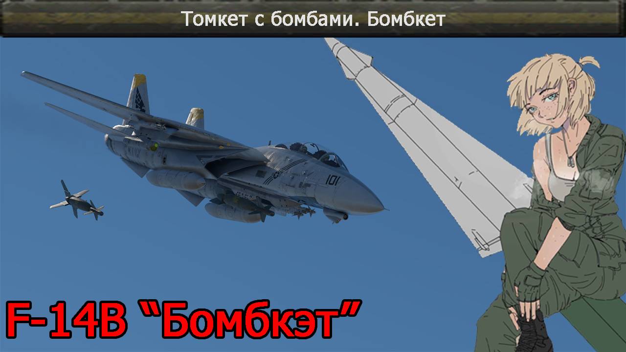 F-14B  - Спутниковый удар в War Thunder