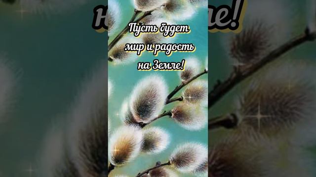 С Вербным воскресеньем!🙏❤#праздник#церковь#весна#shorts#