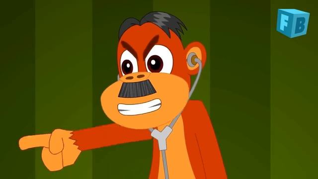 Five Little Monkeys Jumping On The Bed | Children Nursery Rhyme ...