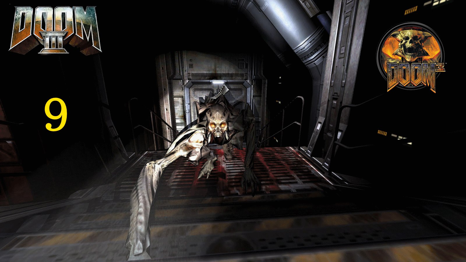 DOOM 3 №9 - Парень с бензопилой.