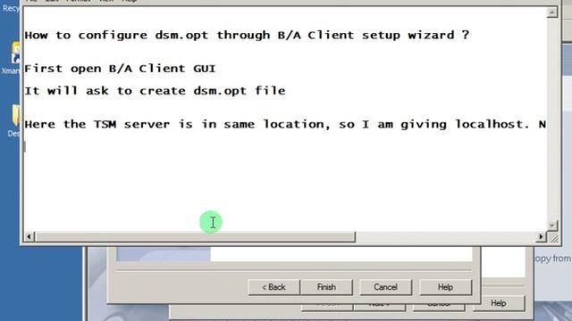 TSM BA Client Configuration through GUI – смотреть онлайн видео от ...