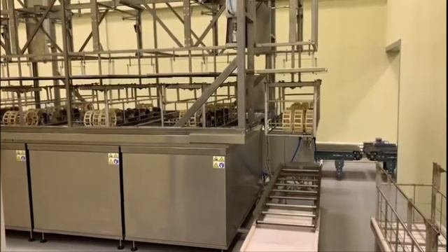 Ультразвуковая линия очистки подшипников с автоматическим порталом