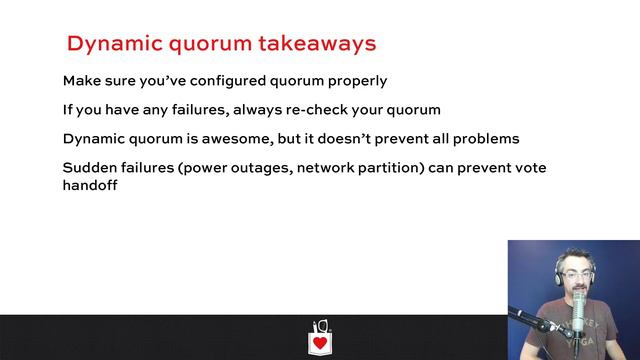 Senior DBA Class How to Design Quorum for Failover Clusters