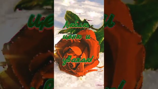 Эта роза для тебя🌹 Пожелание от души.