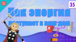 Atompix Physics. Урок 35. Как энергия поступает в ваш дом