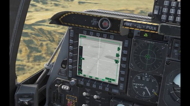 A-10CII Применение AGM-65H и GBU-12 по подвижным целям