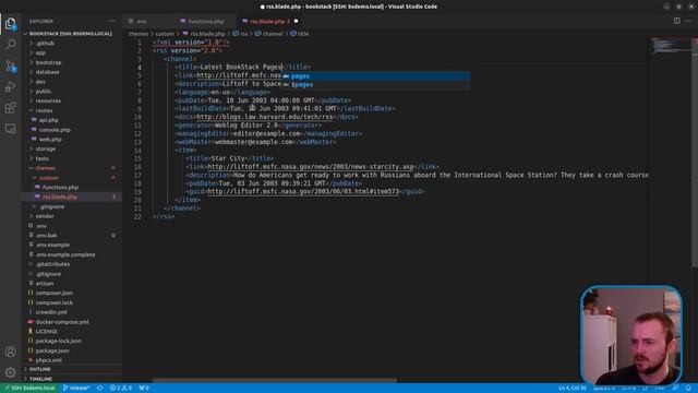 Adding a Custom RSS Feed | BookStack Logical Theme System – смотреть онлайн видео от JS ...