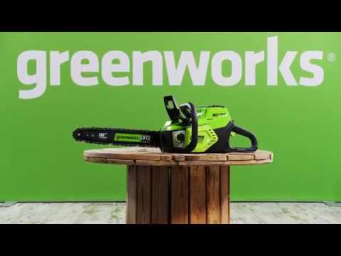 Пила Greenworks GD60SC40 (арт 2001807) / Распаковка