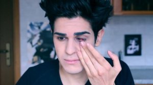 Male Vampire Emo Makeup TUTORIAL - fast and easy for HALLOWEEN