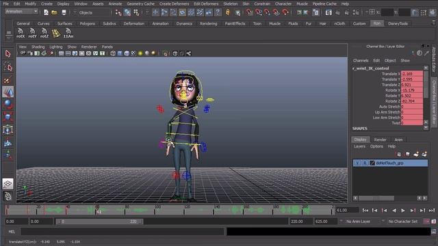 05. Finishing the key character posing