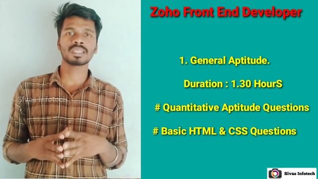 Zoho Front End developer interview process in tamil | zoho interview ...