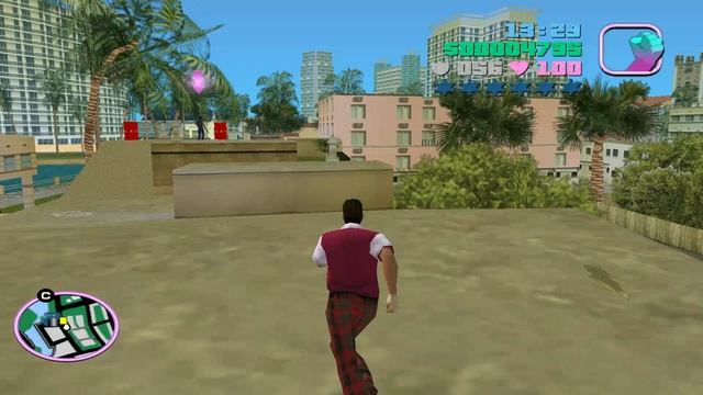 GTA Vice City - Прохождение - Миссия 012 -  Диас - Погоня (без комментариев)