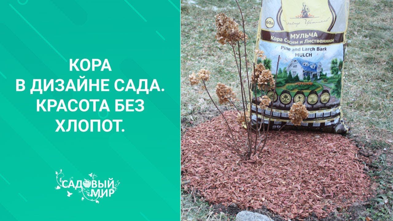 Декоративная кора в дизайне сада. Украшение сада своими руками