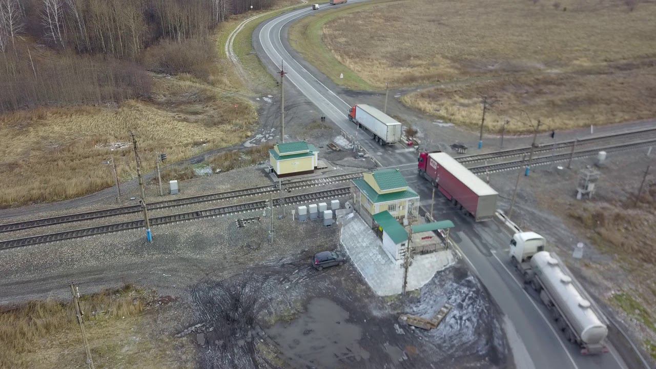 Начало работ на переезде села Суслово октябрь 2019 часть 1