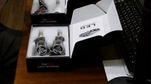 Посылка из Китая. LED H4, H1.