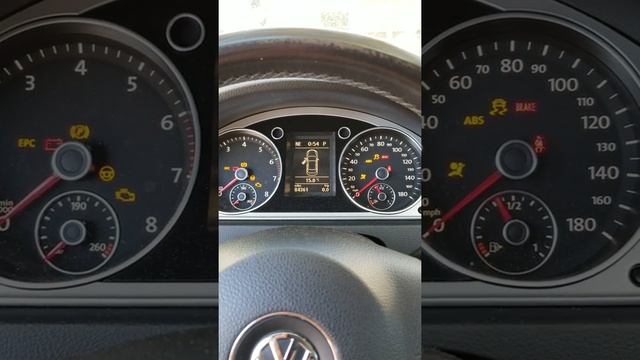 Volkswagen cc 2012 Sport starts and shuts off after a couple of seconds