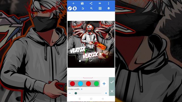 Tutorial Buat logo ff keren set bundel jaket putih rambut kakashi di ...