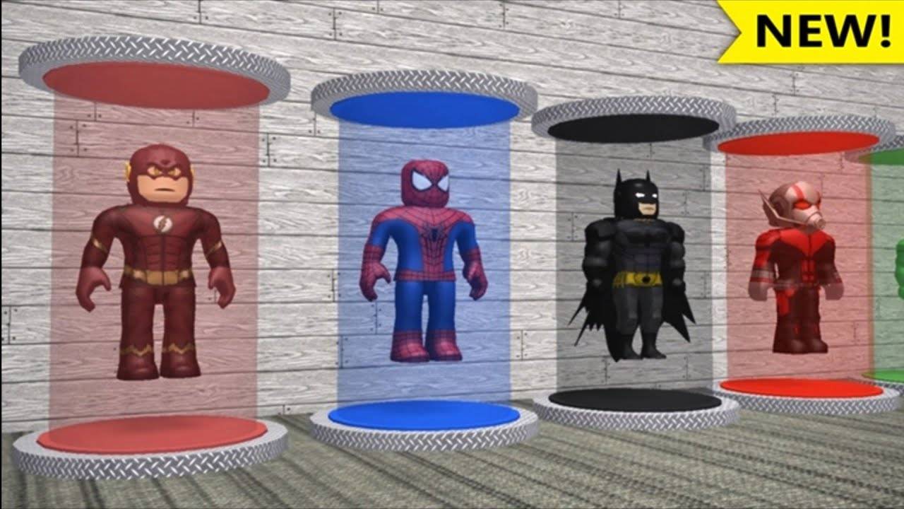 Играю в магнат супергероев в Roblox