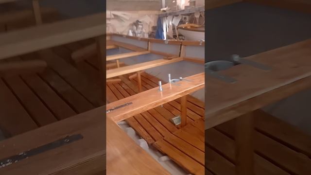 Sea yawl with a sail from SAMARA production JACK BOT