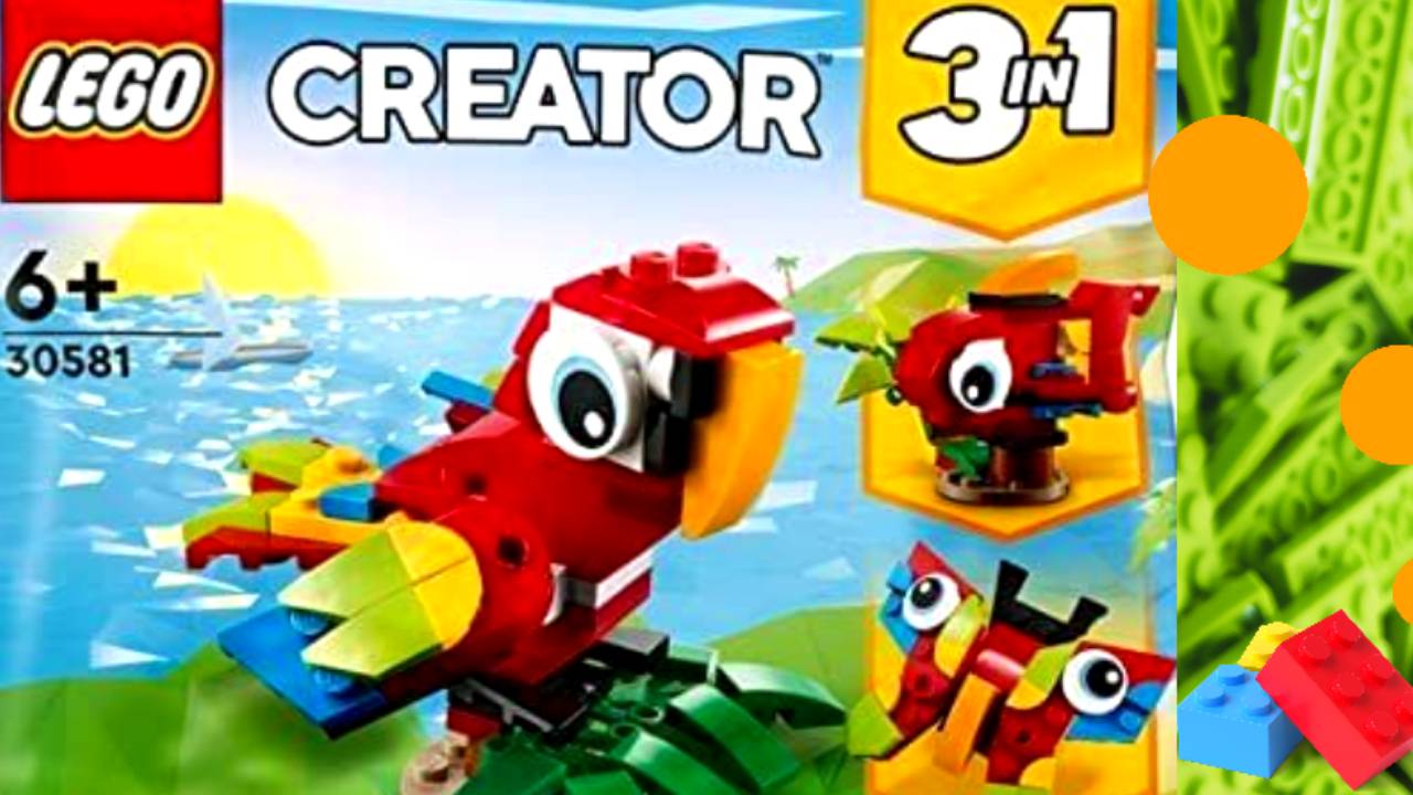 LEGO 30581 Creator 3 in 1 Тропический попугай Обзор набора лего