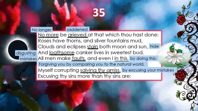 Line by Line: Shakespeare's Sonnet 35 - смотреть видео онлайн от «Tones ...
