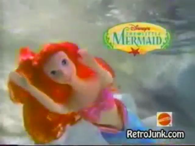 Little Mermaid MATTEL Swimming Ariel Doll Commercial