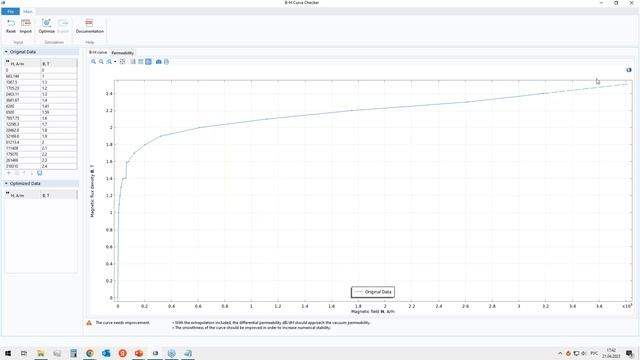 Задание пользовательских кривых намагничивания в COMSOL Multiphysics