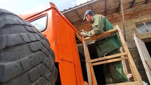 шпаклёвка кабины КамАЗ евро2.mp4