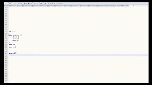 53 - Уроки PHP. Ключевое слово global (1080p)