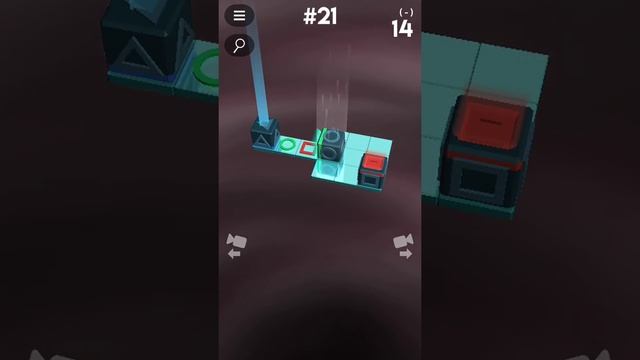 Cubor. Level 21. Walkthrough.