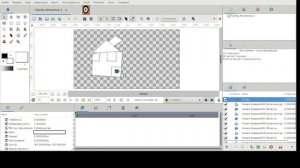 рисую дом в Synfig Studio