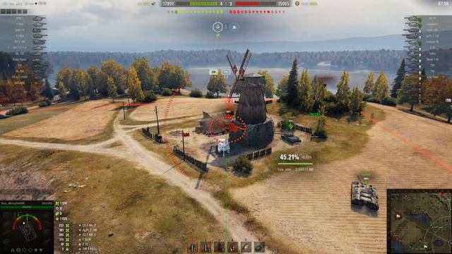 Мир танков мастер_САУ_M53/M55_Малиновка World of Tanks