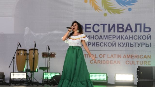 23.07.2023 Latina America Caribbean Festival in Moscow.
Певица Карен Лисбет Соса Лимонес, Эквадор