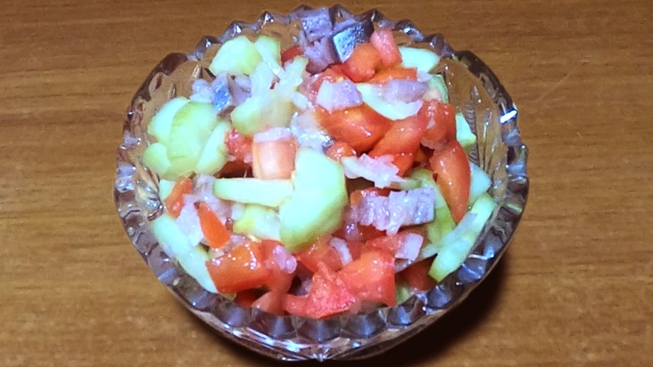 Пикантный салат-закуска СЕЛЕДКА С ОВОЩАМИ в маринад.