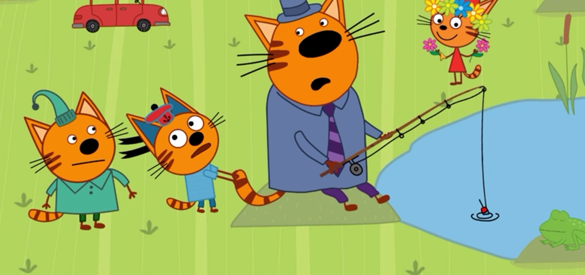 Три кота 4. Увлекательная раскраска с анимациями!