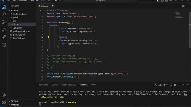 Comprehensive React 18 Guide: Part 3 - Create Element RSX Rules and Nest Components – смотреть ...