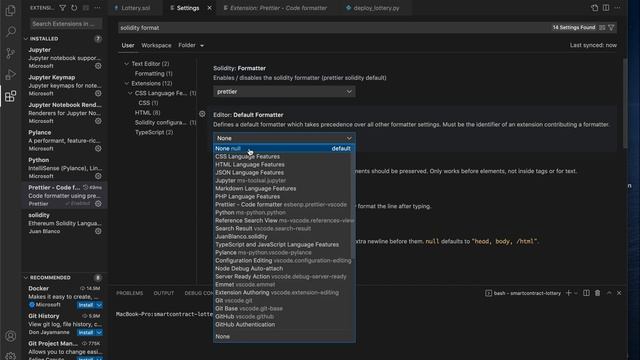 Solidity (VSCode) How to Install Prettier – смотреть онлайн видео от СSS-фреймвори в хорошем ...