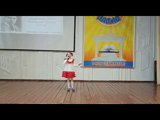 Красная ромашка. Муса Джалиль! Читает Минсылу Салахова!