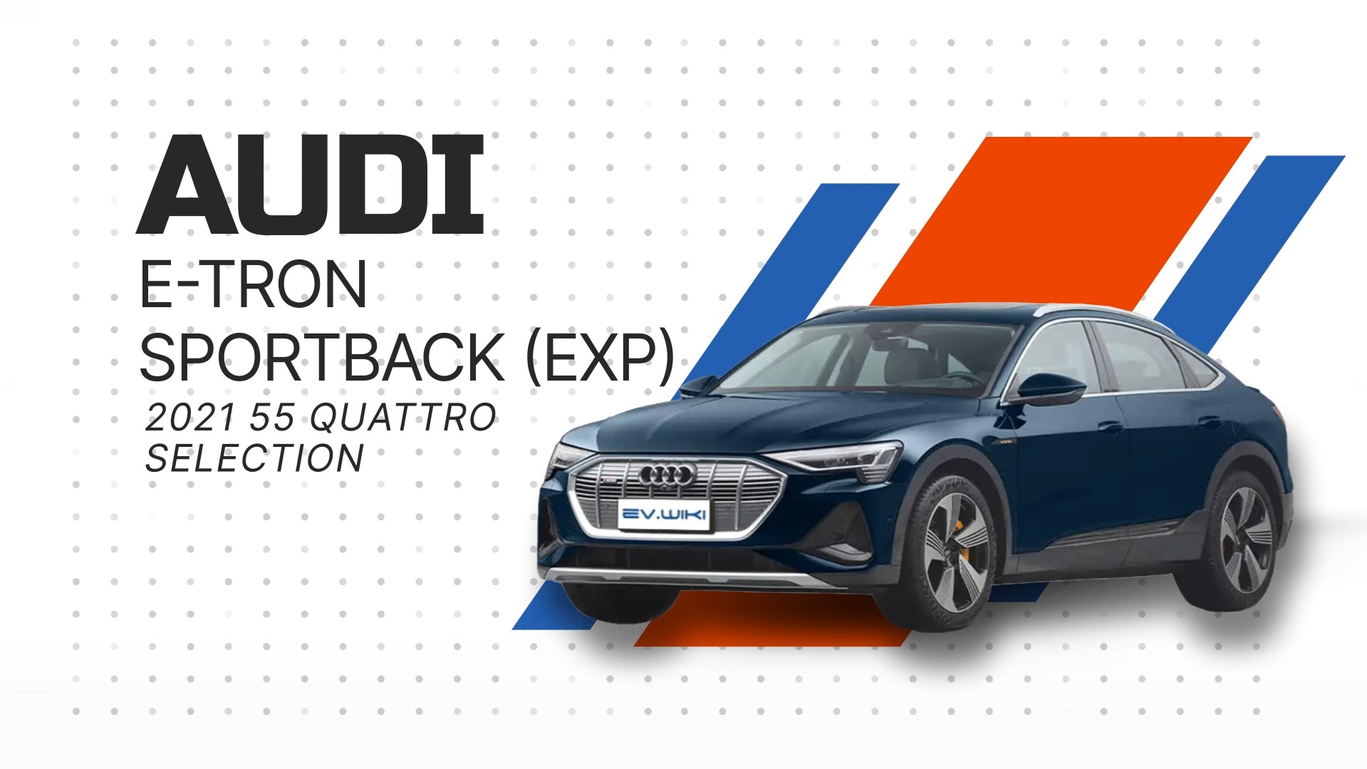 Audi e-tron sportback (EXP) 2021 55 quattro Selection