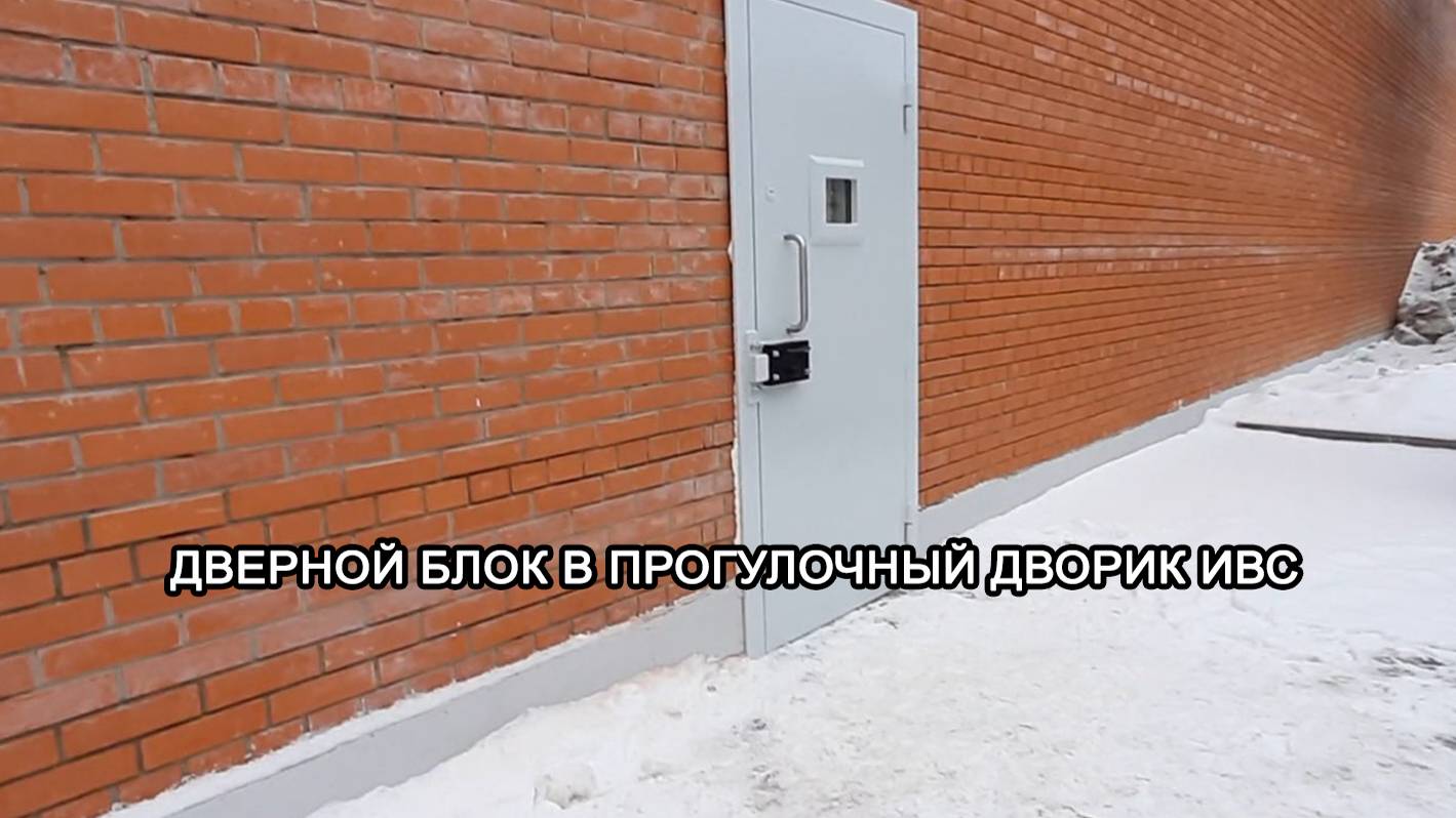 МТМ-ПРО - 50 - Дверной блок в прогулочный дворик ИВС
