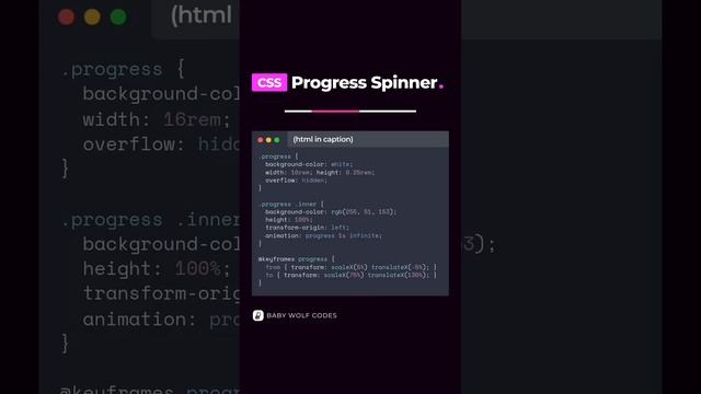 CSS Progress Spinner Tutorial | Create Beautiful Loading Spinners