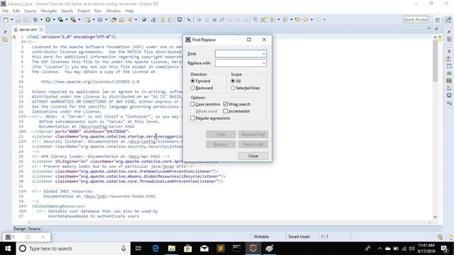 Starting Tomcat V9 0 Server At Localhost Has Encountered A Problem Failed To Create Server