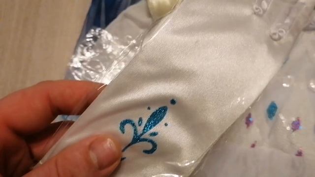 Карнавальный костюм в голубом цвете "Эльза"