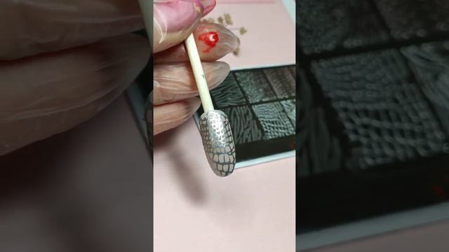 теневой стемпинг shadow stamping#ногти #мк #гель #стемпинг #nailart #manikur