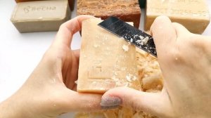 Cutting laundry soap. ASMR. Резка хозяйственного мыла