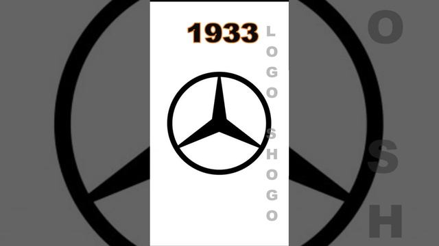 Mercedes Benz Logo  Evolution #9 #evolution #mercedes #shortsyoutube