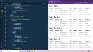 Bootstrap 5 Tutorial for Beginners in Bangla [ Part7- TABLES ] Learn Bootstrap 5 Tutorial