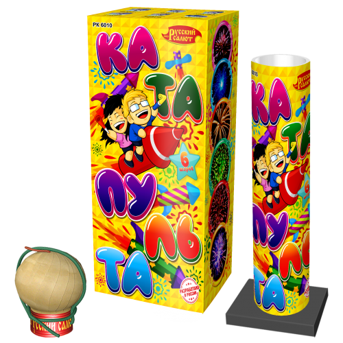 Фестивальные шары Катапульта 1,75" х 6 РК6010 Русский салют | Пиромаркет