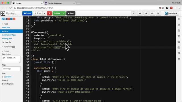 EP 1 | 5 - Angular / Quickstart / Looping – смотреть онлайн видео от JavaScript для веб ...